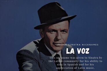 55+ Frank Sinatra Nicknames: An Inside Look - NamesWolf