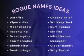 300+ Rogue Names That Are Creative & Unique - NamesWolf